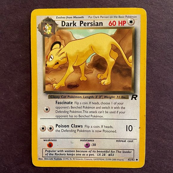 Persian Pokemon Card
